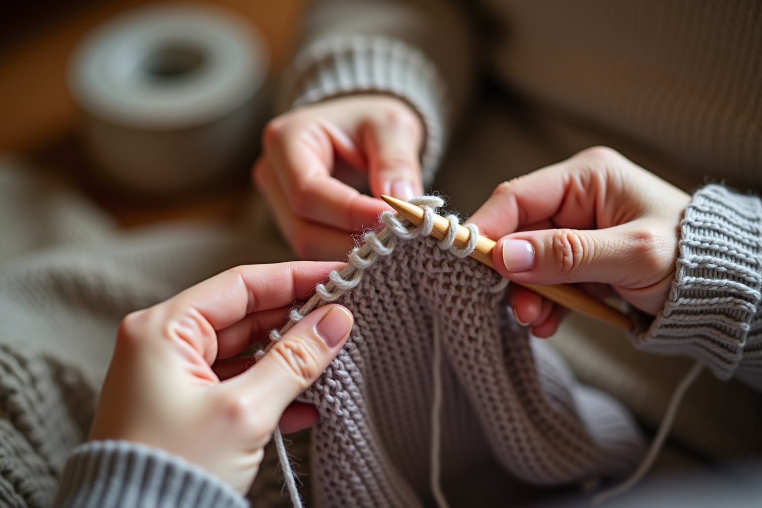 Bumerangferse stricken: So gelingt die Technik!